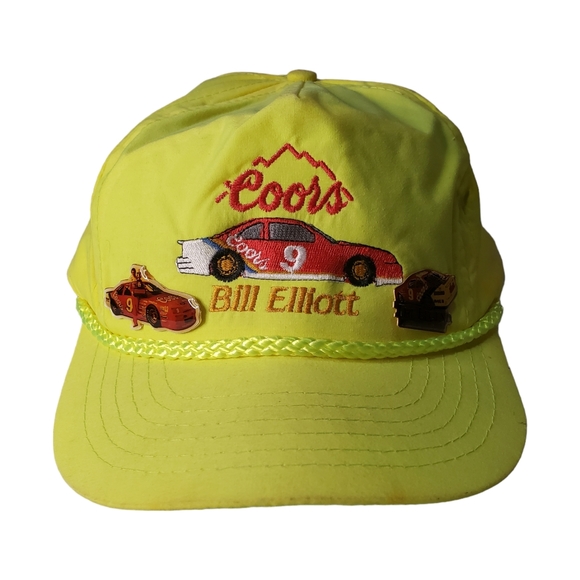 Nascar | Accessories | Vintage Nascar Racing Hat Coors Bill Elliott ...
